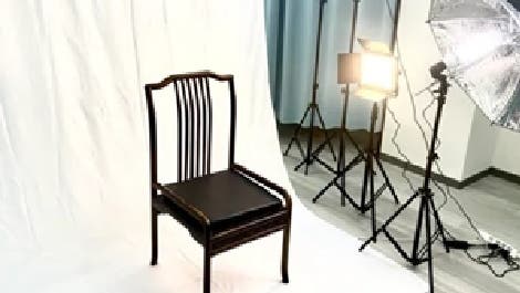 【LEDライト、背景布、反射板あり】駅近40㎡,大きな背景布があるスタジオの写真2