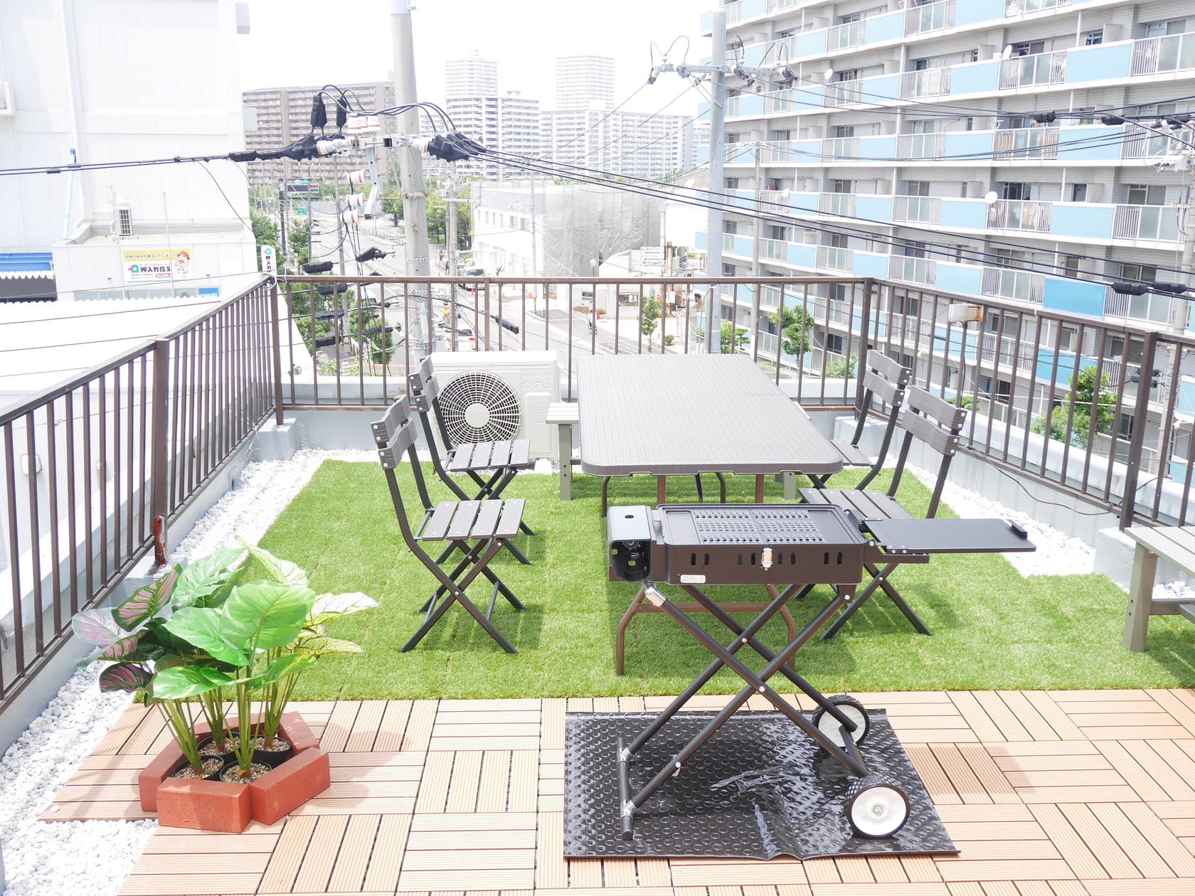 屋上でバーベキューをされる場合の画像1