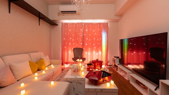 【名古屋駅5分】女子会💎ホームパーティー🍽飲食OK/夜間利用🌃!65インチTV完備の写真10