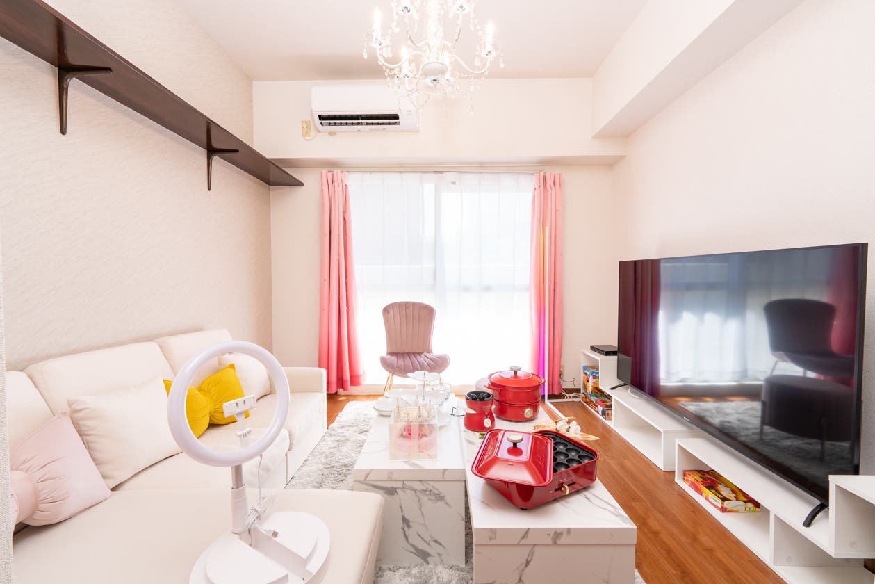 【名古屋駅5分】女子会💎ホームパーティー🍽飲食OK／夜間利用🌃！65インチTV完備の写真7