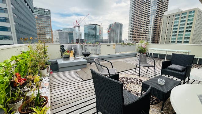 バルコニー&BBQ場贅沢体験五反田駅から徒歩5分の屋上100㎡の写真24