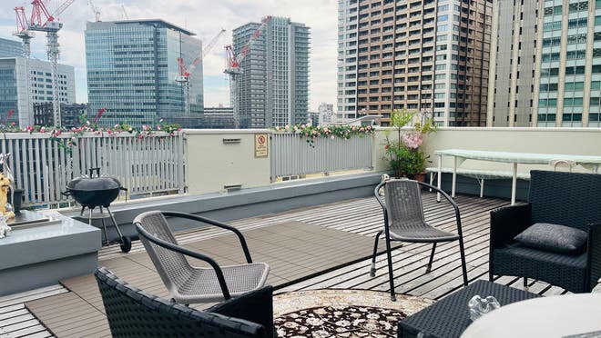 バルコニー&BBQ場贅沢体験五反田駅から徒歩5分の屋上100㎡の写真3