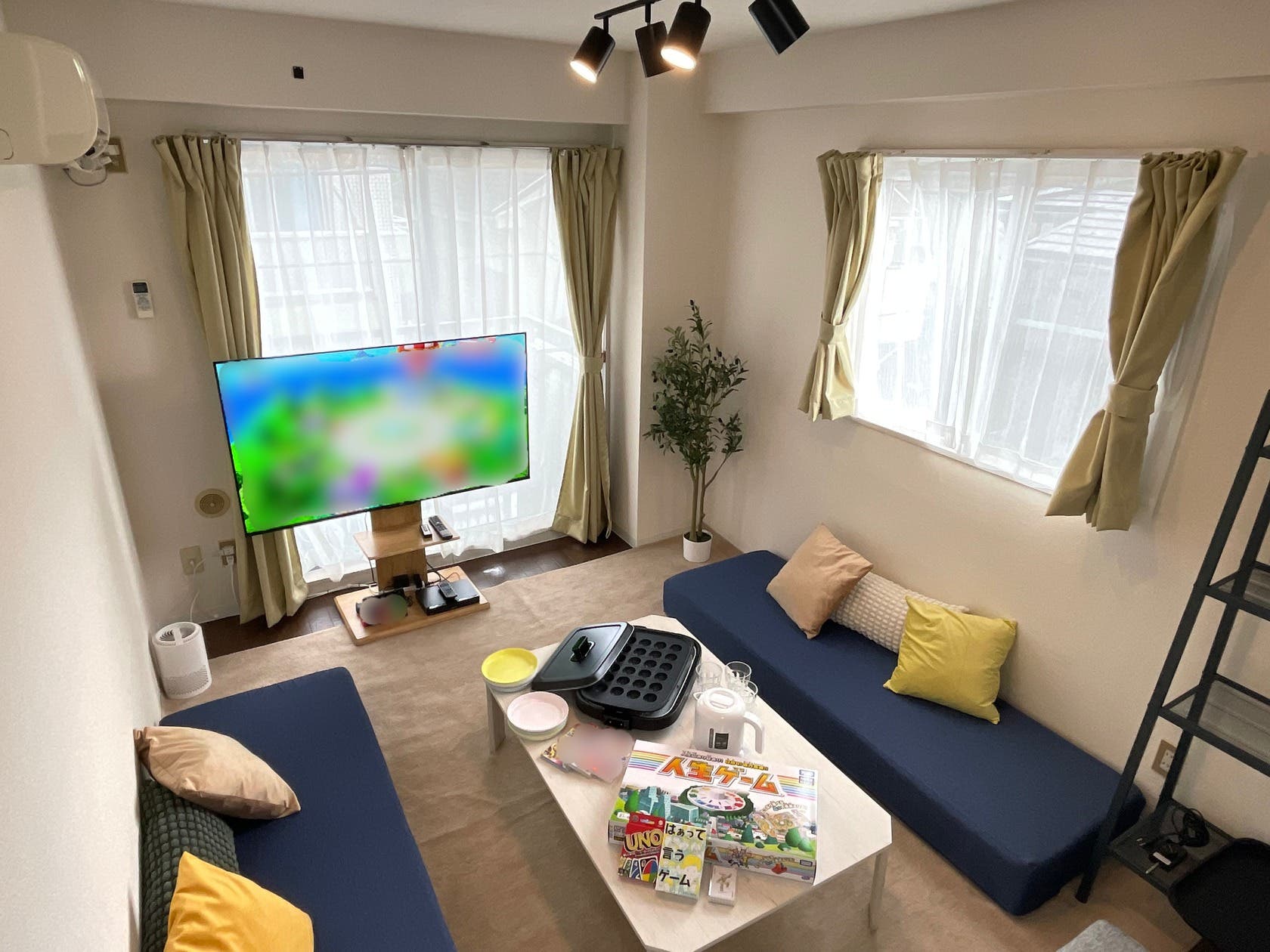 【U-ROOM立川３】立川駅6分📺55型特大TV🎮大人気ゲーム機＆Netflix視聴可💤ゴロゴロソファ🎥映画鑑賞の写真7