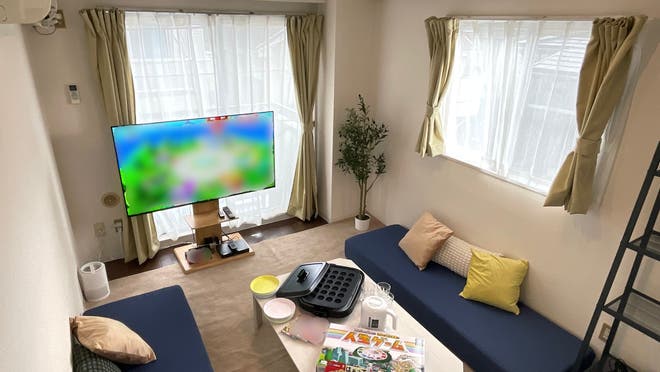 🎊新OPEN🚉立川駅6分📺55型特大TV🎮大人気ゲーム機&Netflix視聴可💤ゴロゴロソファ🎥映画鑑賞の写真7