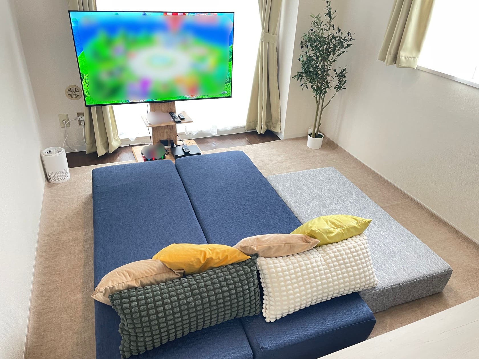 【U-ROOM立川３】立川駅6分📺55型特大TV🎮大人気ゲーム機＆Netflix視聴可💤ゴロゴロソファ🎥映画鑑賞の写真5