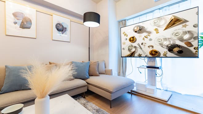 🛋️伏見駅3分🚶♀️14名OK🎉クリスマス🎄女子会🎀誕生日🎂推し活💖コスプレ✨65㌅TV📺ボドゲ🎲ゴミ🚮の写真12