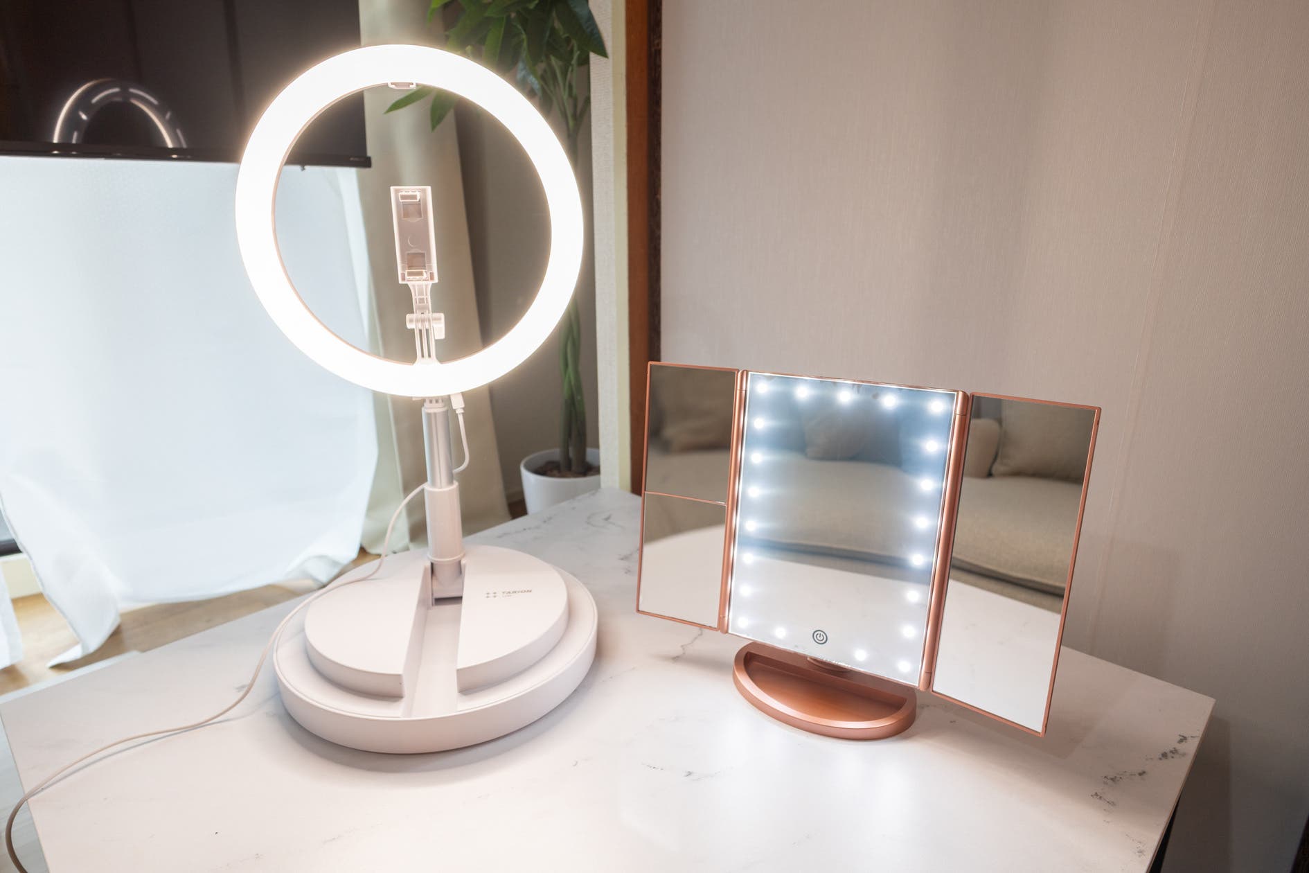 ✨女優ミラー🪞&リングライト✨の画像1