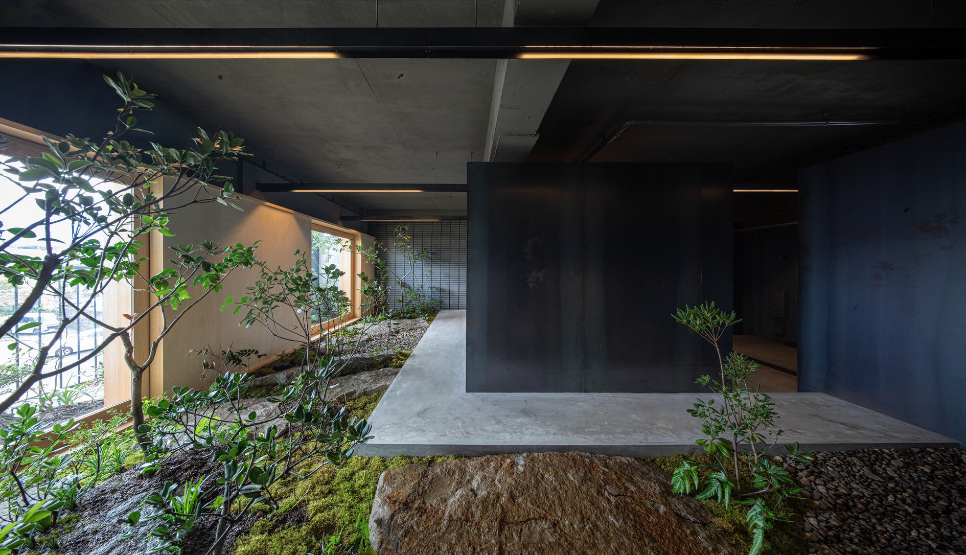 【城南区樋井川】建築家設計｜自然光×室内庭園の静かな多目的空間の写真1