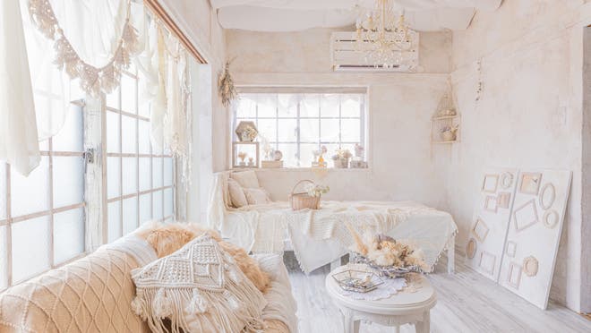 【キューブスタジオ】2階建ての広々100㎡ ! 柔らかな自然光 ガーリーなハウススタジオ 控室有りの写真6