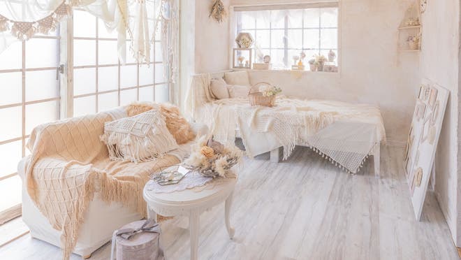 【キューブスタジオ】2階建ての広々100㎡ ! 柔らかな自然光 ガーリーなハウススタジオ 控室有りの写真5