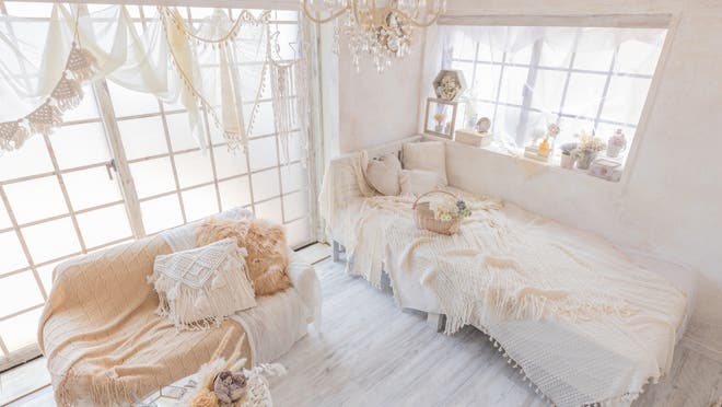 【キューブスタジオ】2階建ての広々100㎡ ! 柔らかな自然光 ガーリーなハウススタジオ 控室有りの写真7