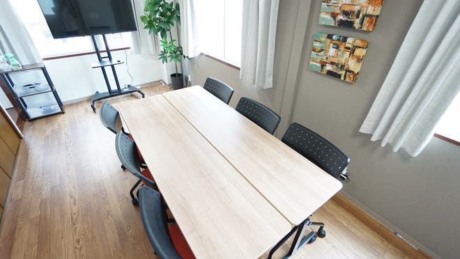 <日暮里会議室>日暮里駅徒歩3分🚃完全個室✨Wi-Fi📶大型モニター兼スマートテレビ📺会議/商談/テレワークの写真9