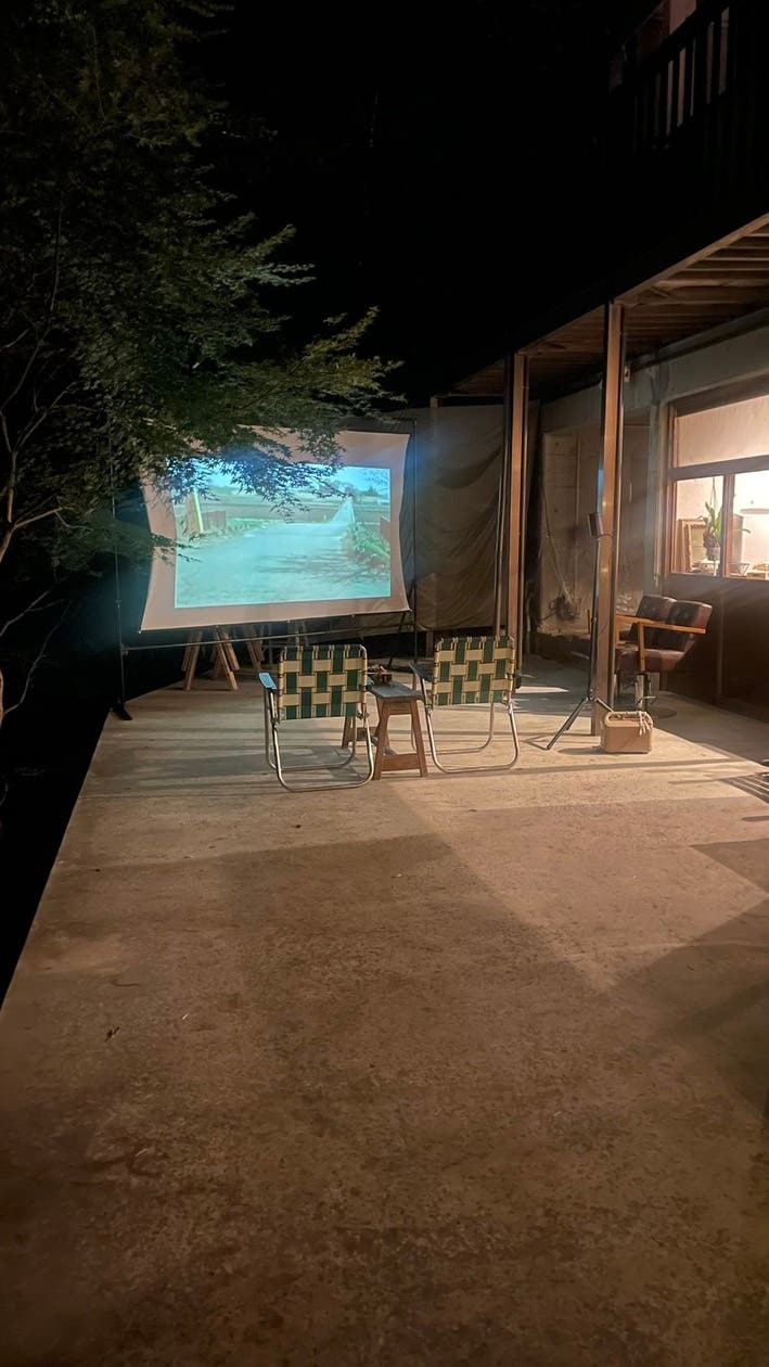 【屋外】スクリーン・プロジェクター利用の画像1