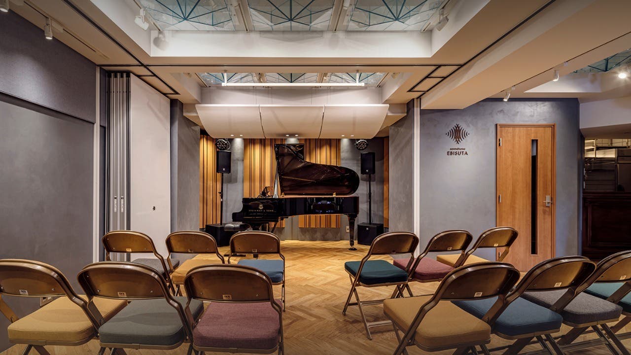 【★期間限定 割引実施中！】恵比寿駅から徒歩8分、ハイエンドな音響・防音空間レンタルスペースです。の写真1