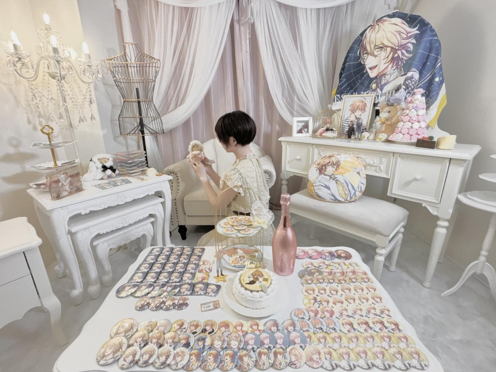 ✨リニューアル記念SALE✨五反田駅3分🎀元SKE🤍設備品無料！大画面で推しを♪推し会・誕生会•女子会•祭壇🎂・撮影24h💕の写真27