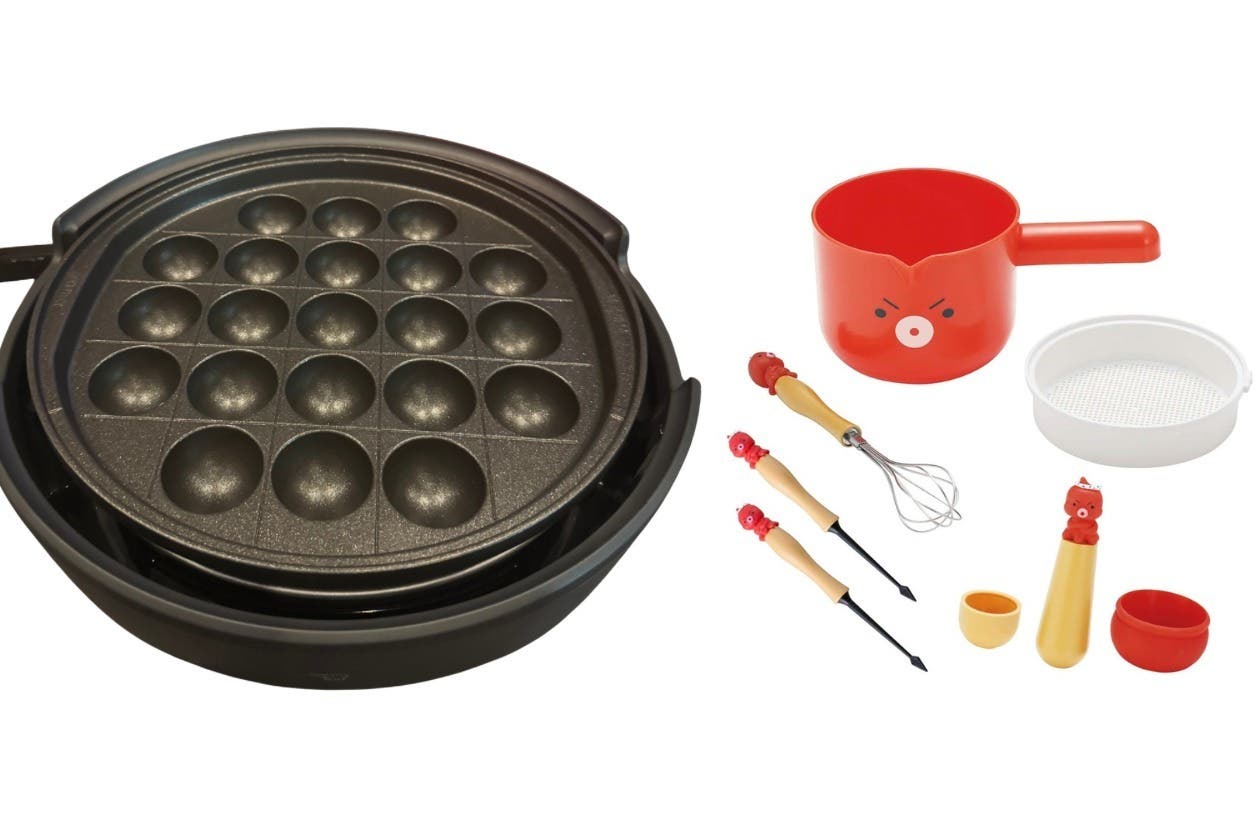 たこ焼き機＋たこ焼きツールセットの画像1