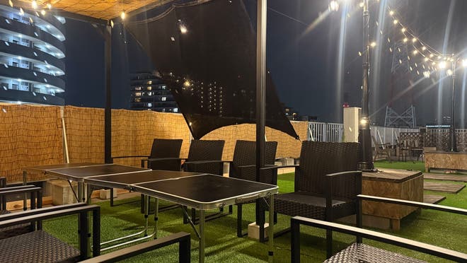 冬でもぬくぬく👍電気毛布無料貸し出し中💕【八丁畷駅1分】屋上グランピングガーデン🍖の写真12