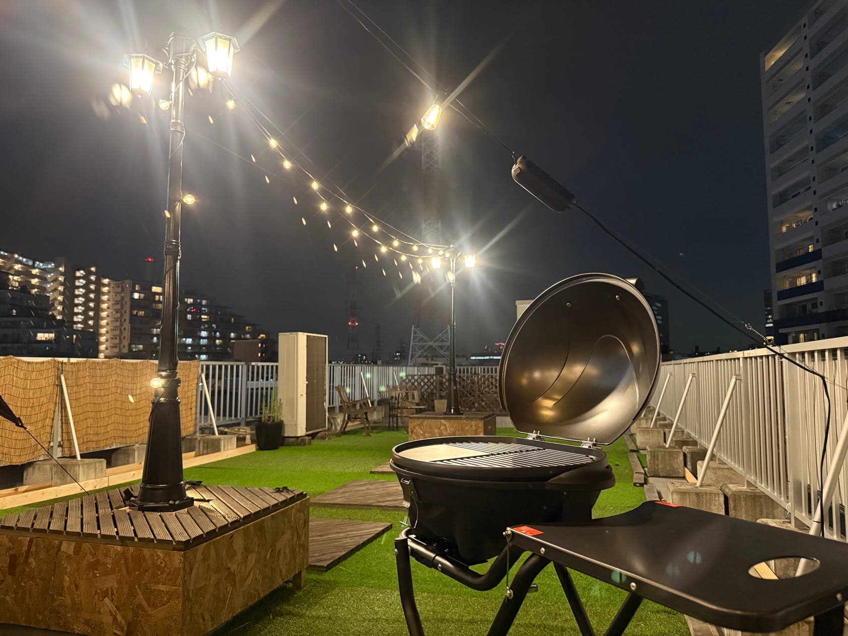 冬でもぬくぬく👍電気毛布無料貸し出し中💕【八丁畷駅1分】屋上グランピングガーデン🍖の写真12