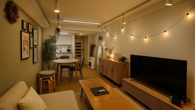 【🌲クリスマスお得企画🌲🎉池袋3分✨大型モニターで推し活🍶パーティ✨最大14名🚶コンビニ1分🚶暖房完備 女子会 💖の写真3