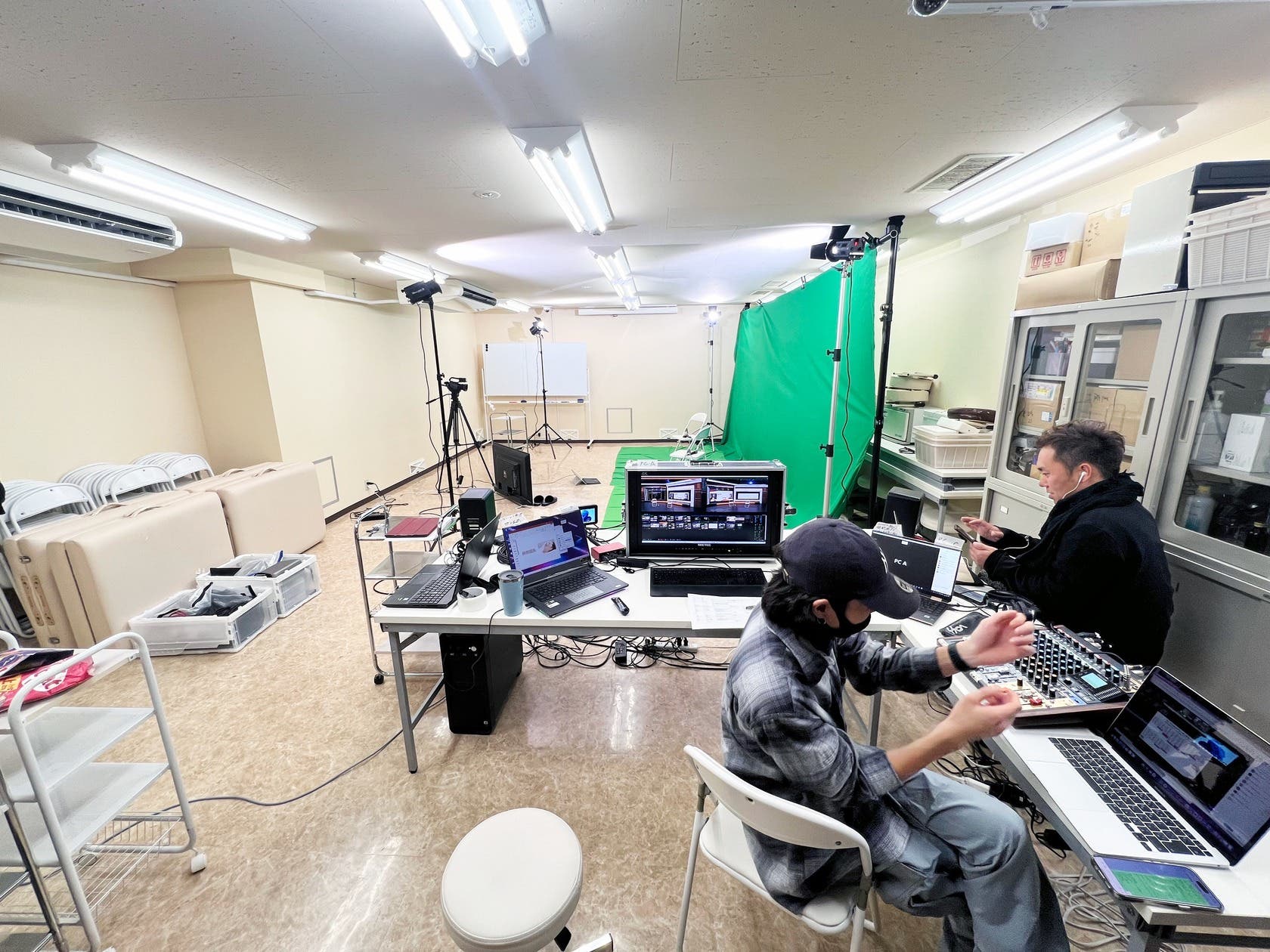 クロマキー合成用グリーンバック（背景布）一式の画像2