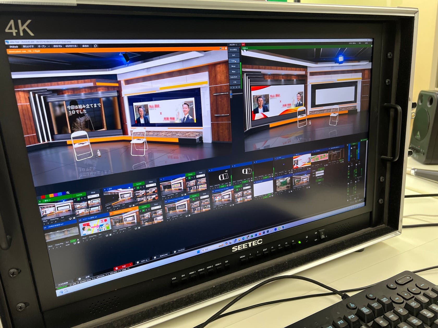 クロマキー合成用グリーンバック（背景布）一式の画像3