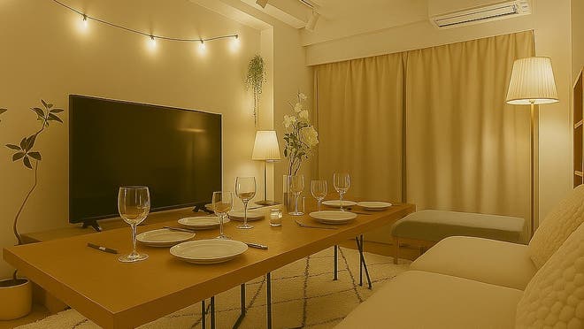 【🌲クリスマスお得企画🌲🎉池袋3分✨大型モニターで推し活🍶パーティ✨最大14名🚶コンビニ1分🚶暖房完備 女子会 💖の写真2