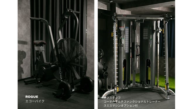 【大井町駅徒歩5分】PRECOR社製豪華業務用マシン完備!ビル1フロア完全貸切!バイクやバトルロープの有酸素運動もOKの写真8