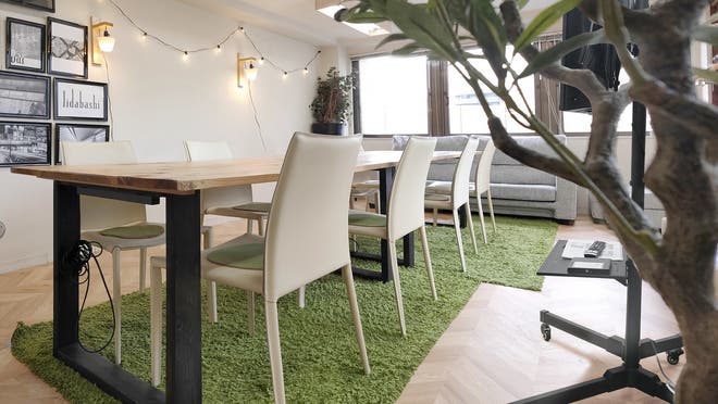 🎄JR飯田橋駅5分|少人数会議室/飲み会・ゲーム/自然光撮影|Wi-Fi・スマートTVの写真6