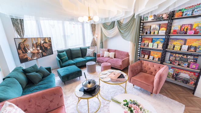 ボドゲ秋葉原5号店🌟ボードゲーム60種類🎲TVゲーム完備🎮大画面TV📺撮影スタジオ📷光回線⚡動画向きの写真5