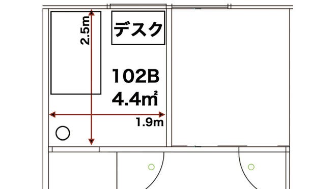 西鶴賀町☆仕事・学習・休息など自由に使えるレンタルスペース102号の写真3