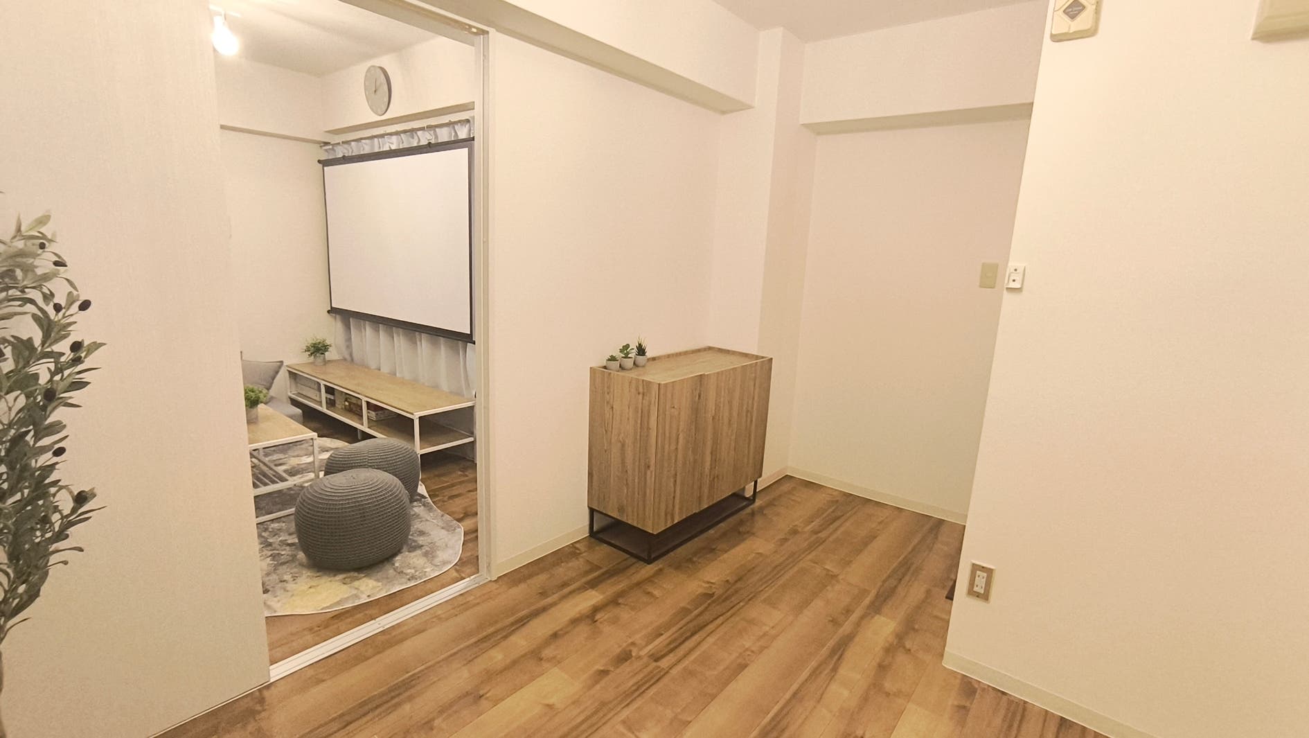 北欧🩵と猫🐱のまったり空間☕大迫力プロジェクターで映画デート💕‪の写真10