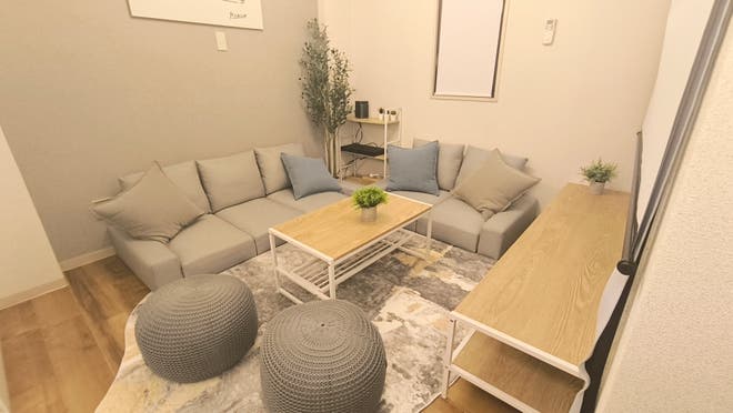 北欧🩵と猫🐱のまったり空間☕大迫力プロジェクターで映画デート💕の写真5