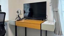 ライブ配信/テレワーク/Web会議/無料Wi-Fi完備/撮影用リングライト有/完全個室/2人掛けソファー【305号室】の写真3