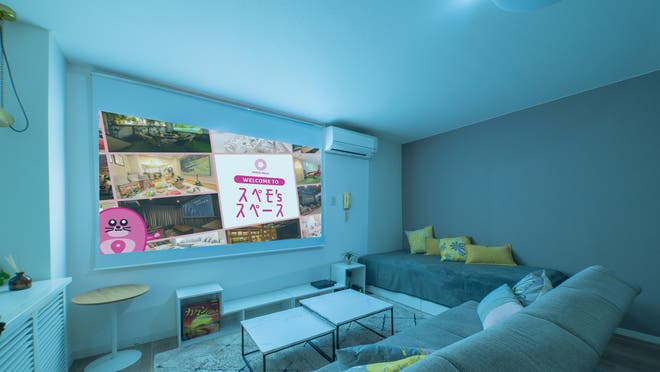 スペモ🏠クリスマス🎄心斎橋徒歩1分🚶激安🪙プロジェクター🎬推し活🆗映画鑑賞デート👫ソファ🛋215_Orka2ndの写真5