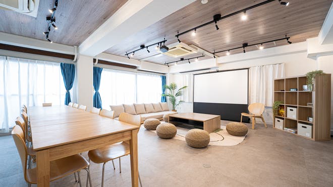 【最大30名✨広々ワンフロア貸切】👍飯田橋8分⚡️高速光回線🎉パーティー🥂懇親会💼会議🎬撮影🎮ゲーム大会💖推し活の写真3