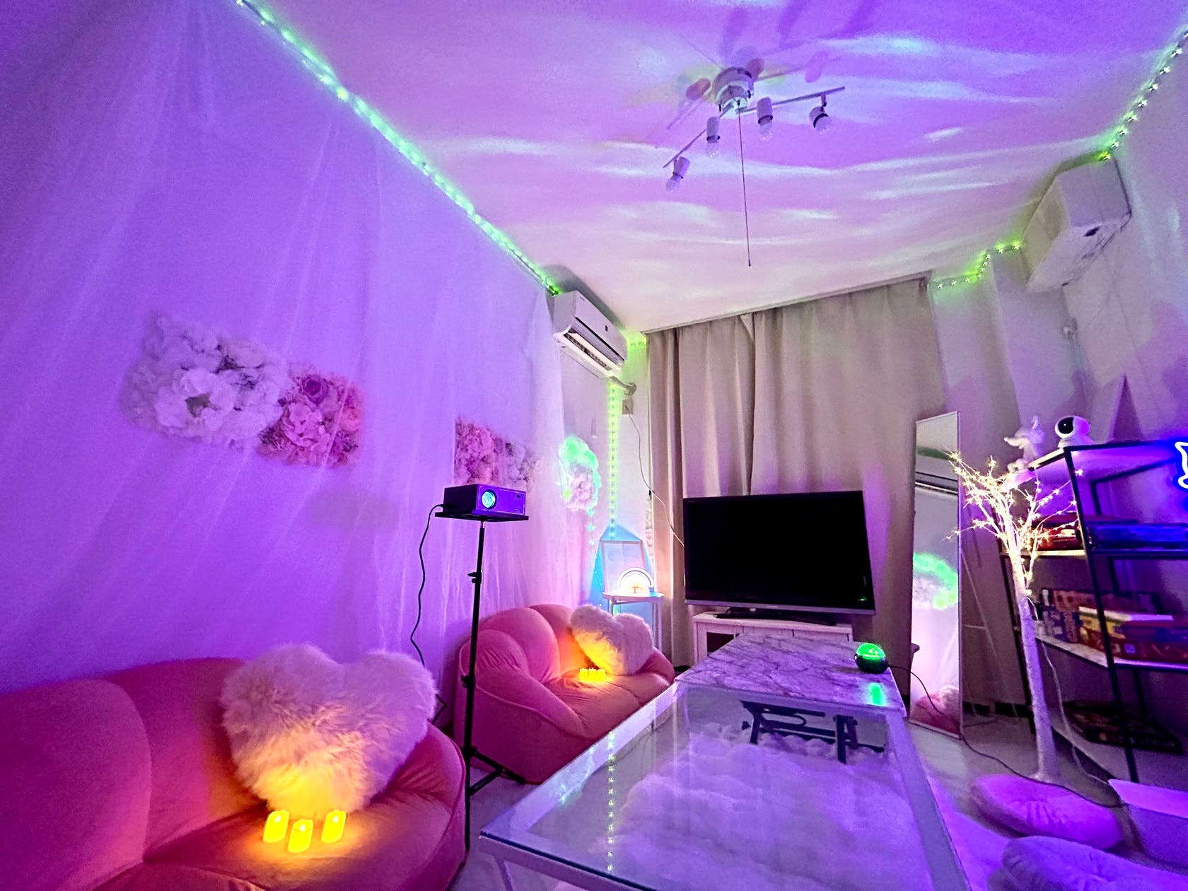 ✨オープンセール✨町田駅5分🚶おうちデート👫女子会❤️誕生日会🎂推し会🌹ママ会✨120インチプロジェクタの写真9