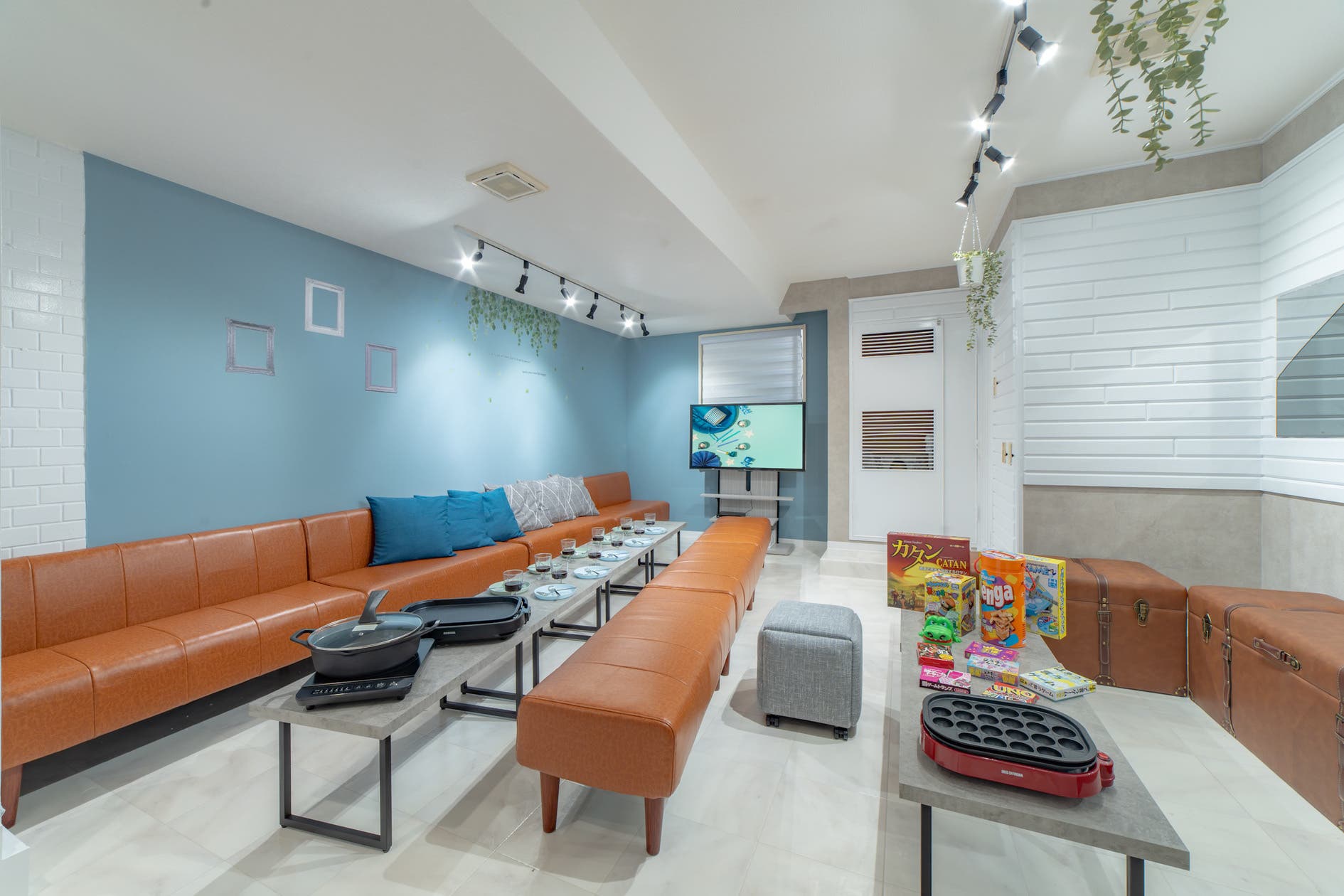 NEW🎉最大35名🉐東梅田駅2分🥳最新大人気ゲーム機🎮女子会💗推し活🌟タコパ🐙パーティ🥂24H🏪Azur梅田の写真1