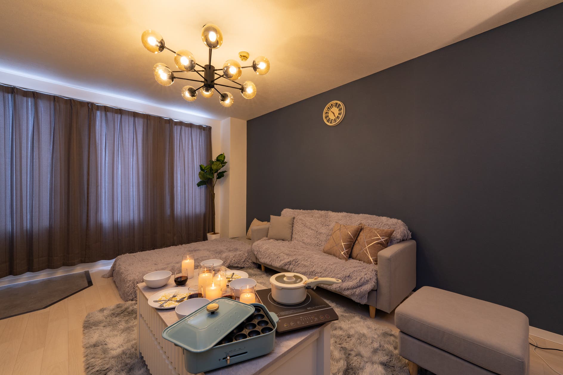 なんばすぐ🚃自然光たっぷり🌞2面採光📷24時間利用可🏠Wi-Fi完備でテレワークにも◎おうちデート♡誕生日会♡鑑賞会の写真21