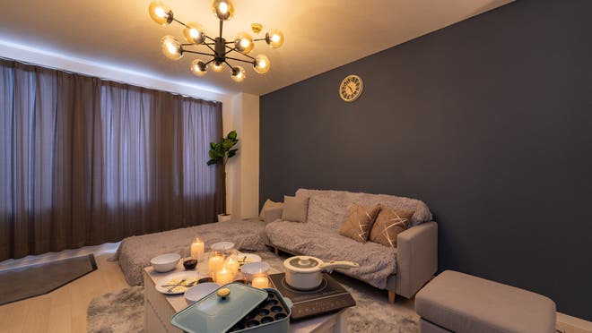 なんばすぐ🚃自然光たっぷり🌞2面採光📷24時間利用可🏠Wi-Fi完備でテレワークにも◎おうちデート♡誕生日会♡鑑賞会の写真21