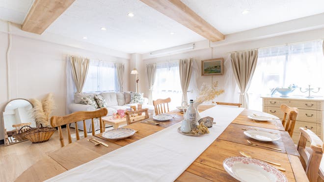 OPEN記念割🎊フレンチアンティーク空間🕯️ママ会👶🏻おむつ&おもちゃ完備|後楽園の写真4