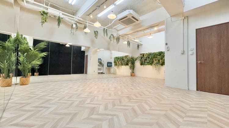 【御徒町駅4分】広々40㎡超/2面大型鏡計12m/調光調色照明あり/ダンス・ポージング・ヨガ・演劇・撮影・楽器演奏可☆の写真1