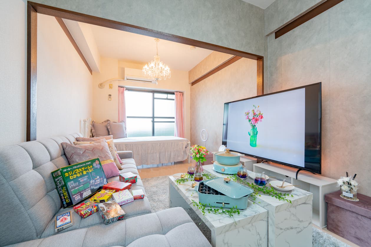 大須エリアNo. 1人気👼映画・Netflix見放題🍿ボドゲ＆パーティー利用可🎮24時間365日利用OK🏪高速Wifi✨の写真2