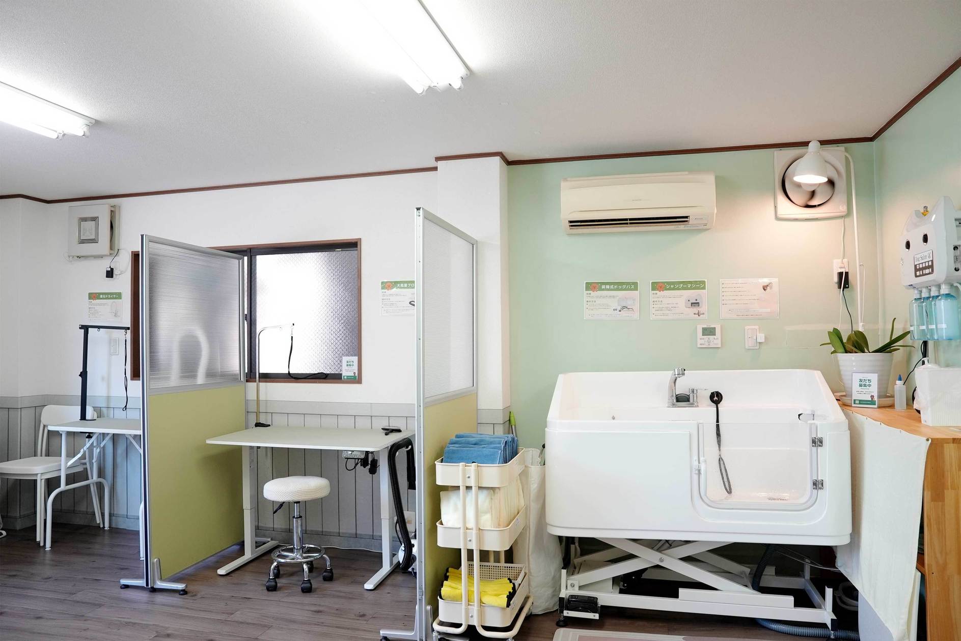 中央線日野駅から徒歩3分の手ぶらで使えるペットのセルフシャンプー専門店の写真16