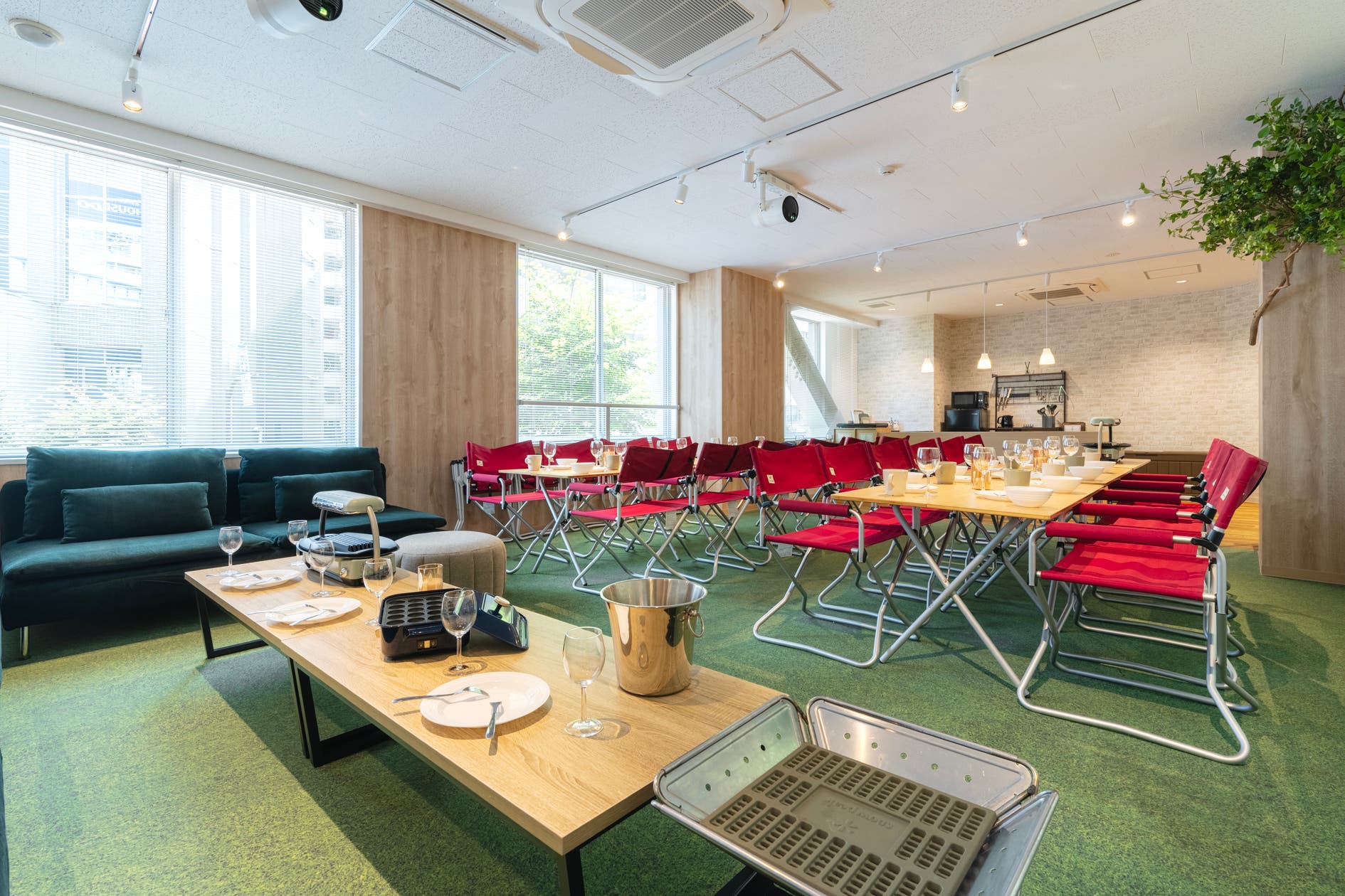 スペモ⛺クリスマス🎄歓送迎会🎊オフサイトMTG🖥️グリル🍖パーティ504_SpemoCampingSpace池袋（2階）の写真4