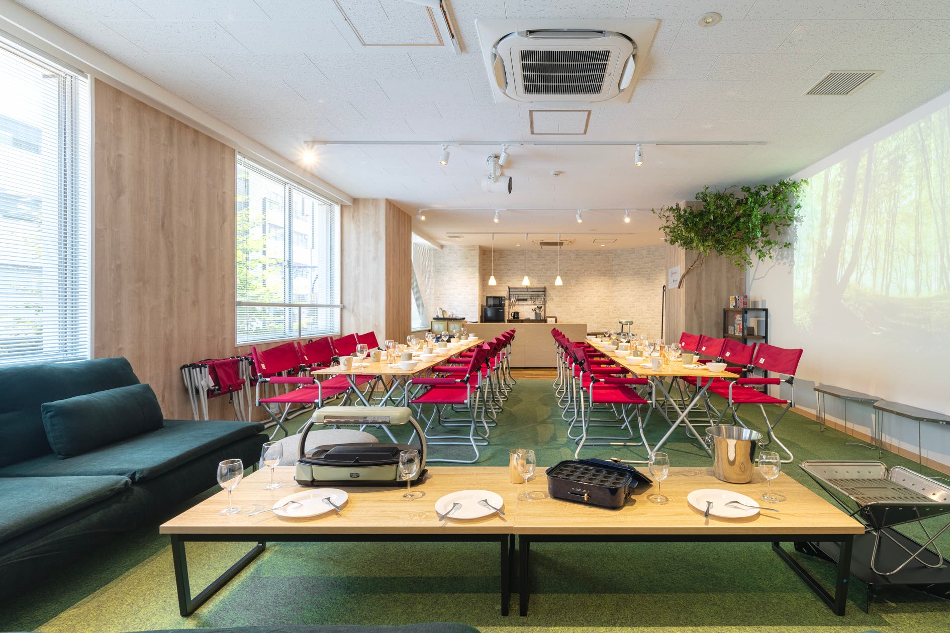 スペモ⛺クリスマス🎄歓送迎会🎊オフサイトMTG🖥️グリル🍖パーティ504_SpemoCampingSpace池袋（2階）の写真9