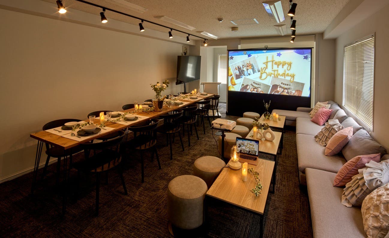 忘年会に！🚉神田･大手町🌟女性に嬉しい土足OK！🌟32名🌟100インチスクリーン🌟推し活/懇親会/撮影/ボードゲームの写真9