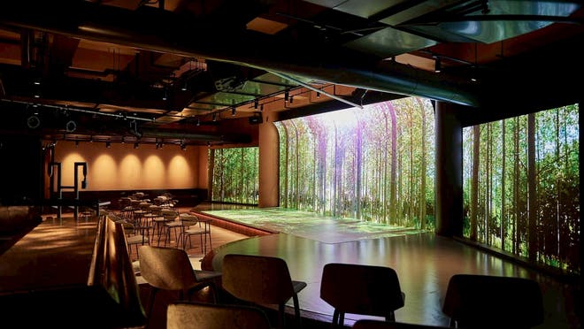 【LEDビジョン×イベントダイニング】300インチの大型LEDで新しいエンタメ空間を演出の写真3