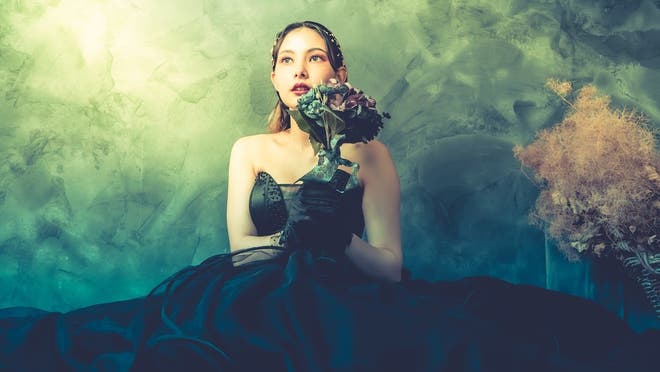 【花と光のハーモニー】自然光|花天蓋ベッド|大型ドライフラワー|漆喰壁・レンガ壁|ドレス着放題!|撮影機材無料!の写真6