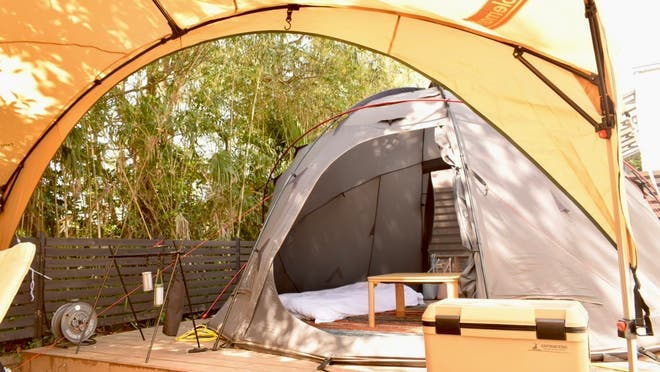 フォレストノルテント!リゾート地で気の合う仲間と気軽にキャンプ体験!女子会、バーベキュー、撮影、パーティーに最適!の写真3