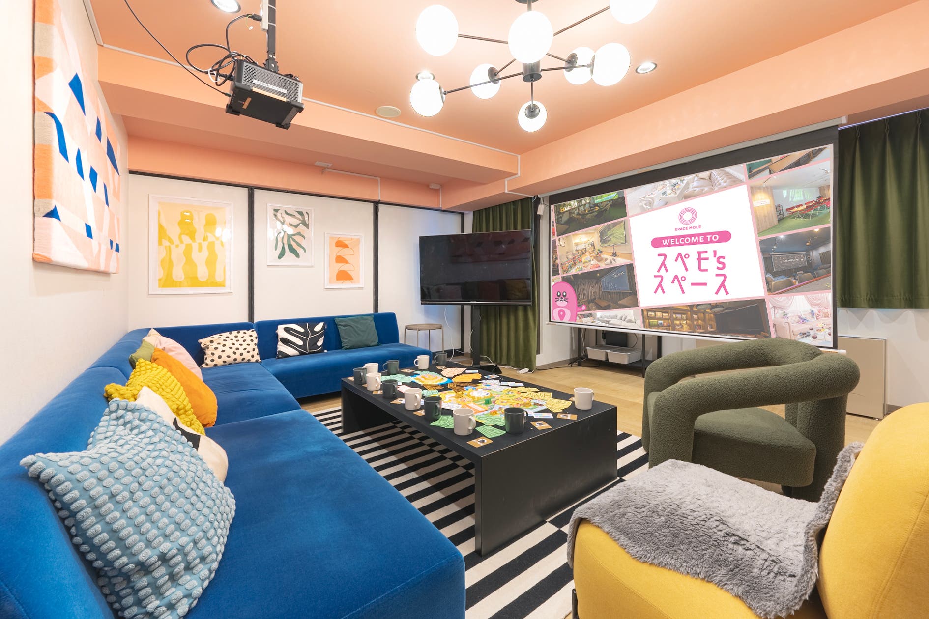 スペモ🎨クリスマス🎄歓送迎会🎊学割👨‍🎓プロジェクター🎦オフ会🌟推し活・撮影👑446_PaletteRoom赤坂の写真1